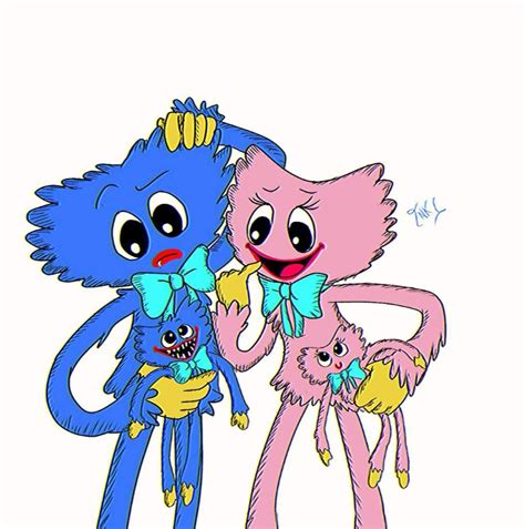 Bundle Huggy Wuggy Kissy Missy Poppy Playtime Svg Png Dxf Digital Files