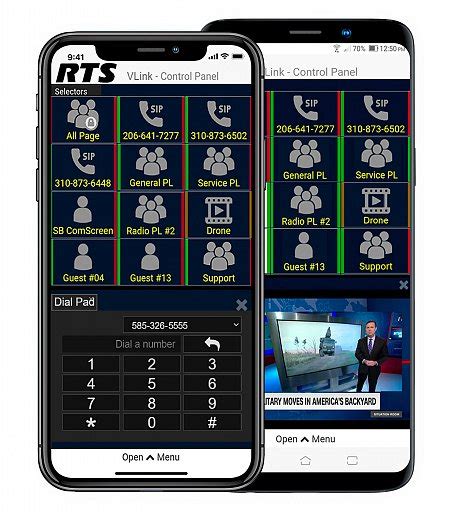 Rts Vlink Control Panel Rts Intercoms