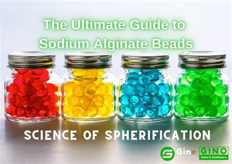 The Ultimate Guide To Sodium Alginate Beads Gino Gums