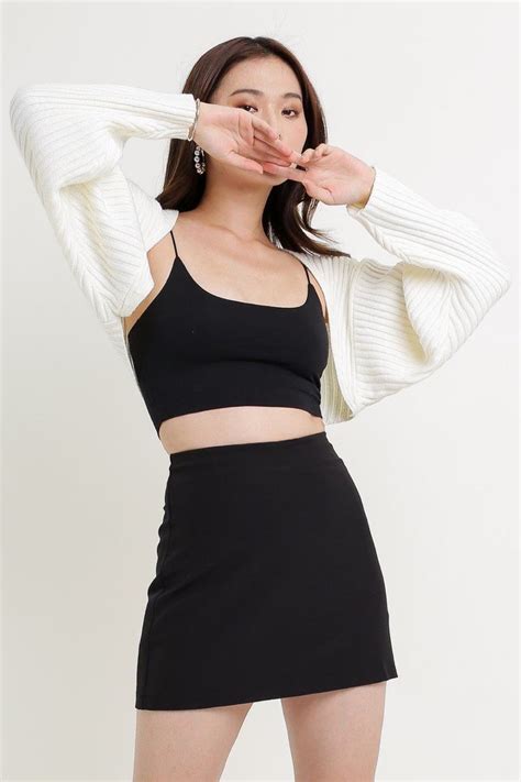 Supergurl Michelle Mini Skirt In Black Womens Fashion Bottoms Skirts On Carousell