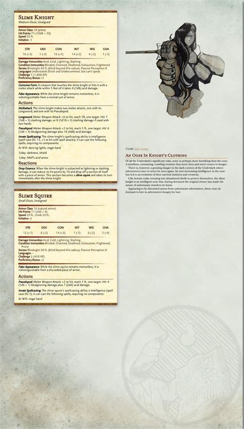 Pin By Amon Attack On Stat Blocks In 2025 Dungeons And Dragons
