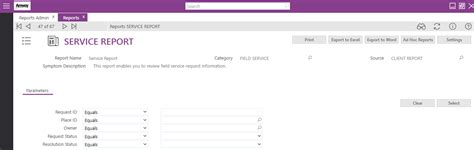 How To Develop Client Report In Fsm Ifs Community