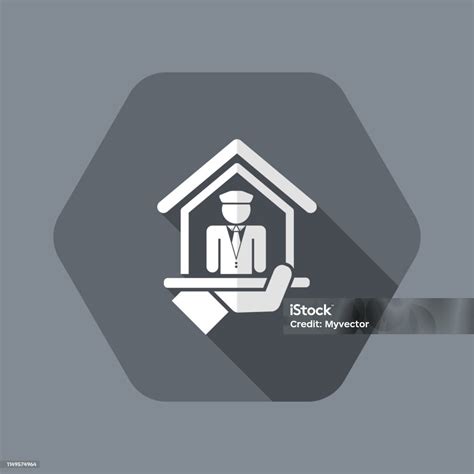 도어 맨 아이콘 개념에 대한 스톡 벡터 아트 및 기타 이미지 개념 개념과 주제 건축하기 Istock