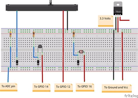 Esp8266 Adc Multiple Analog Sensors Trybotics