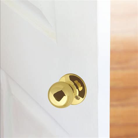 Ball Dummy Door Knob Polished Brass ǀ Hardware And Locks ǀ Todays Design