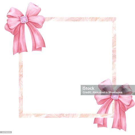 손으로 그린 수채화 빨간 활 보석 프레임 테두리 흰색 배경에 고립되어 있습니다 카드 앨범 스크랩북 및 기타 인쇄 제품에 사용할 수 있습니다 0명에 대한 스톡 벡터 아트 및