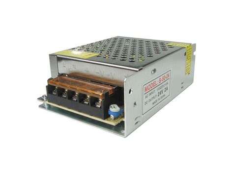 Průmyslový zdroj S-50-24, 24V=/50W spínaný - Svět žárovek