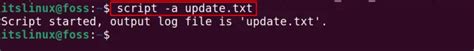 How To Use Script Command In Linux Its Linux Foss