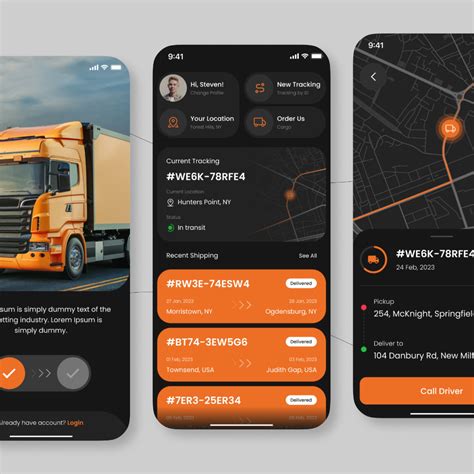Logistics App Design Cargo Delivery Artofit