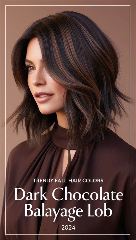 Stunning Fall Hair Colors Dark Chestnut Brunette Waves For Autumn 🍁