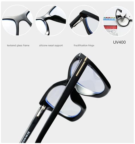 46232 пластиковые титановые очки оправа анти синий светильник