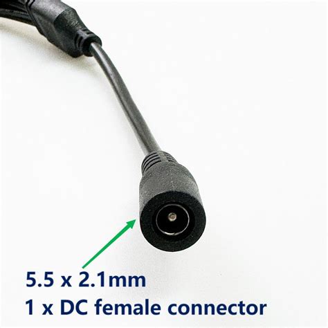Heavy Duty 8 Way Dc Power Splitter Cord Cable For Cctv Camera Ps1 8