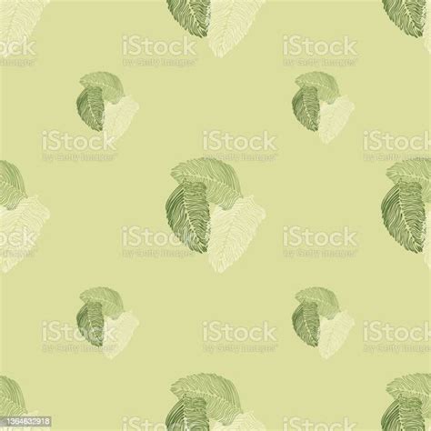 손으로 그린 열대 프린트와 현대 야자 잎 원활한 패턴 현대 자연 배경 계절 직물에 대한 벡터 일러스트레이션 0명에 대한 스톡