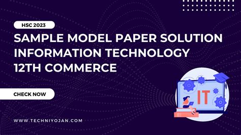 class 12 commerce it sample papers hsc 2025 board exams techniyojan