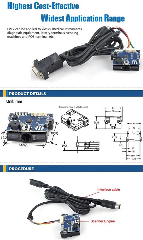 Oem Barcode Scan Engine Module 1d Ccd With Arduino