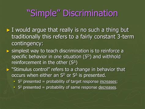 Ppt Stimulus Control Advanced Applied Behavior Analysis Presentation