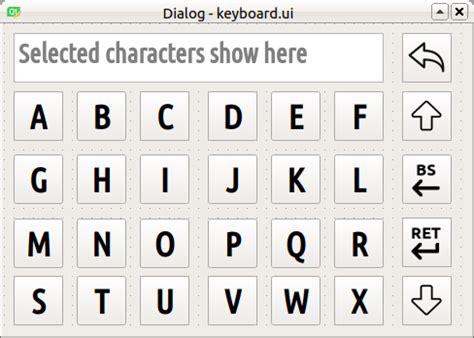 Gui Design Soft Input Panel For 480x320 LCD Screen User Experience Stack Exchange