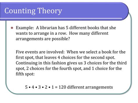 116 Counting Theory Ppt
