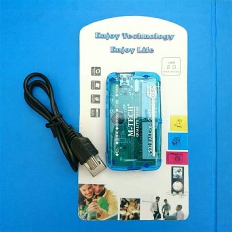 Jual M Tech Card Reader Cardreader 6 Slot All In 1 USB 2 0 Indonesia Shopee Indonesia
