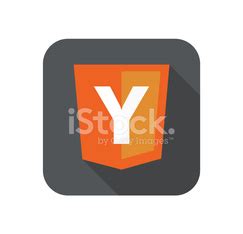 Vector Illustration Of Web Development Shield Sign Y Php Framework