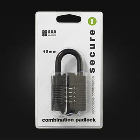 High Security Combination Lock Easy Access Self Storage