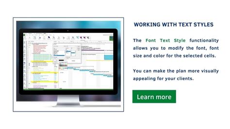 Working With Text Styles Project Plan