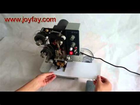 Using The HP 241B Color Ribbon Hot Printer Machine YouTube