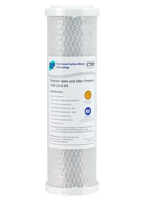 Ctop 10 Mic Carbon Block Yachtmate Products