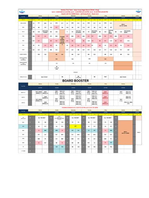 Time Table Engineering 17 02 2025 Pdf