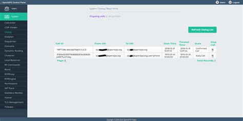 Opensips Control Panel