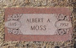 Albert A Moss 1885 1952 Mémorial Find A Grave