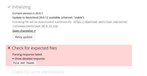 Parsing Error Preventing Auto Update From Working ℹ️ Support Nextcloud Community