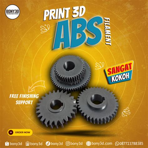 jasa print 3d bahan abs bony3d design and 3d printing
