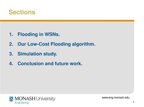 Ppt A Low Cost Flooding Algorithm For Wireless Sensor Networks Powerpoint Presentation Id