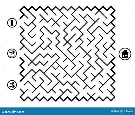 Labyrinth Stock Vector Image 54646976