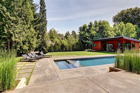 Modern New Home Build Contemporary Pool Portland By Grove