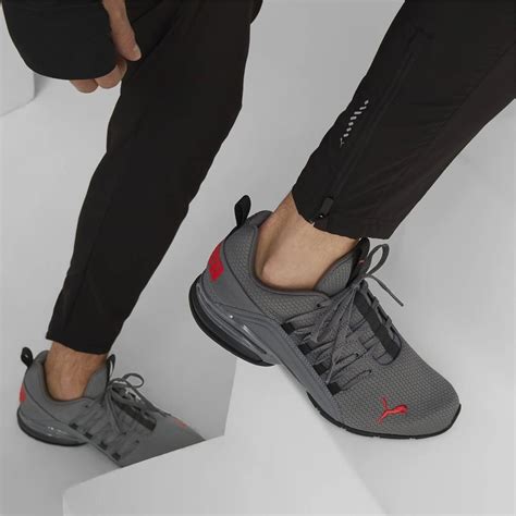 Puma Axelion Refresh Running Shoe Grey