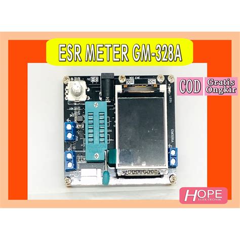 Jual High Quality Atmega328p Gm328a Esr Meter Lcr Smart Tester Meter
