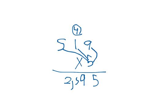 standard algorithm multiplication showme