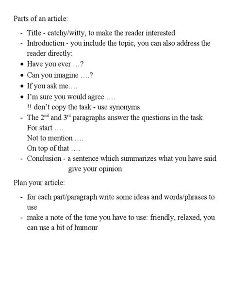 Fce Writing An Article Pdf