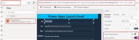 How To Launch Email In Power Apps