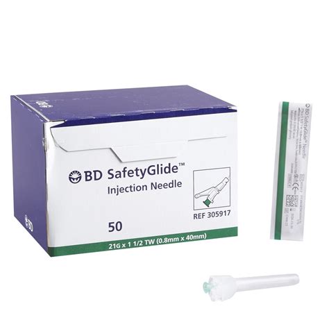 Bd Safetyglide™ Needles 21g X 1 12 305917 United Canada Inc