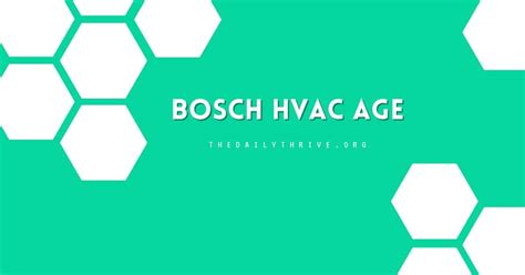 How To Find The Age Of Bosch HVAC From The Serial Number
