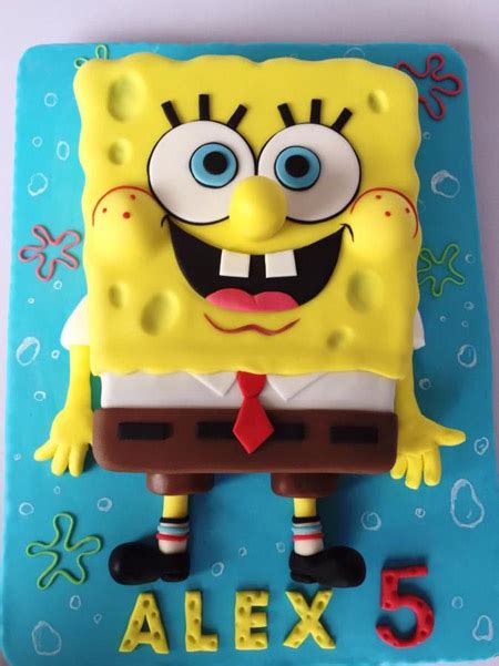 انجمن راسخون مدل های کیک تولد باب اسفنجی