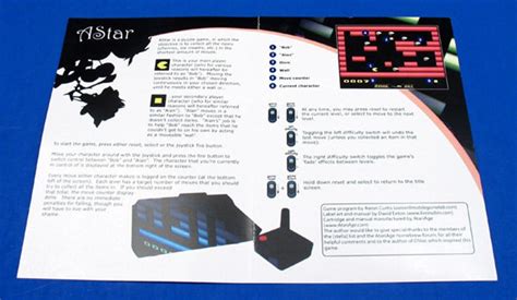Astar Atari 2600 Homebrew Game Etsy