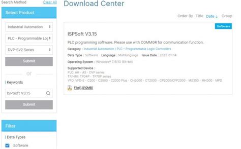 Download Delta ISPSoft Programming Software OPEN READ