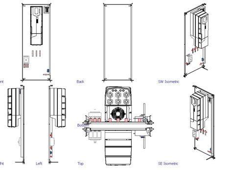 Typical Abb Standalone Variable Frequency Drive Vfd 160kw Panels