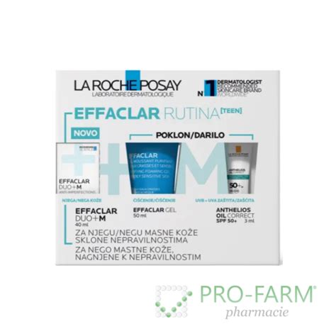 Effaclar Rutina Teen Acne Set Profarm