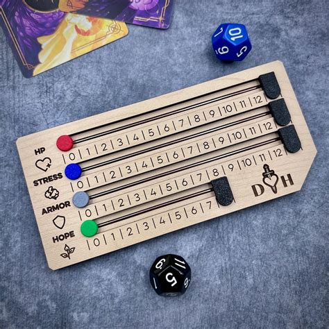 Daggerheart Magnetic Character Stat Console Etsy