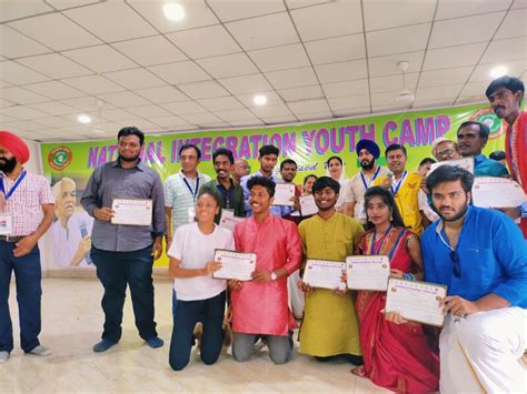 Govindaraju Venkata Naga Srinadh On Linkedin Unityindiversity Nationalintegrationyouthcamp